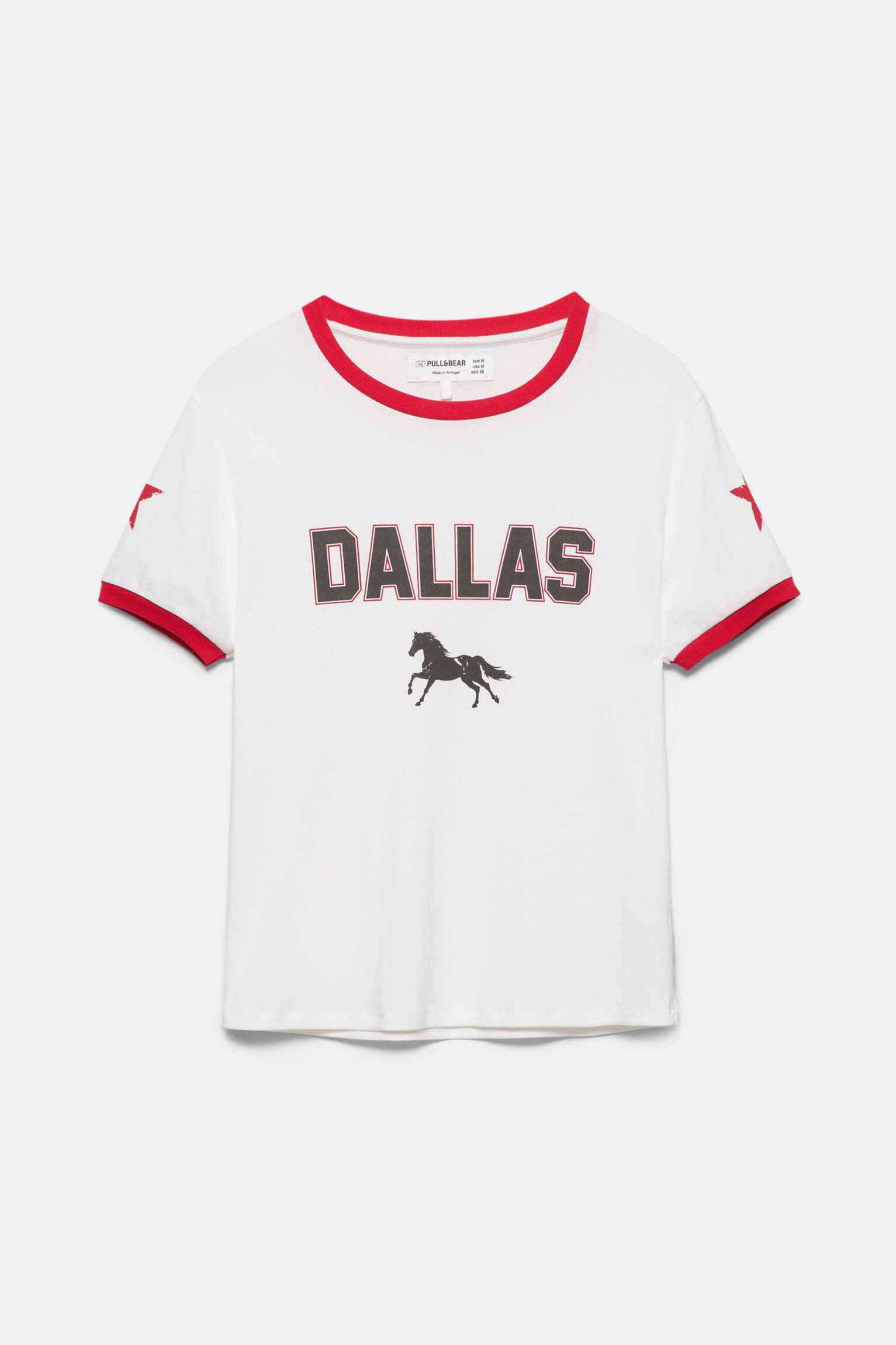 Playera slim gráfico Dallas - PULL&BEAR