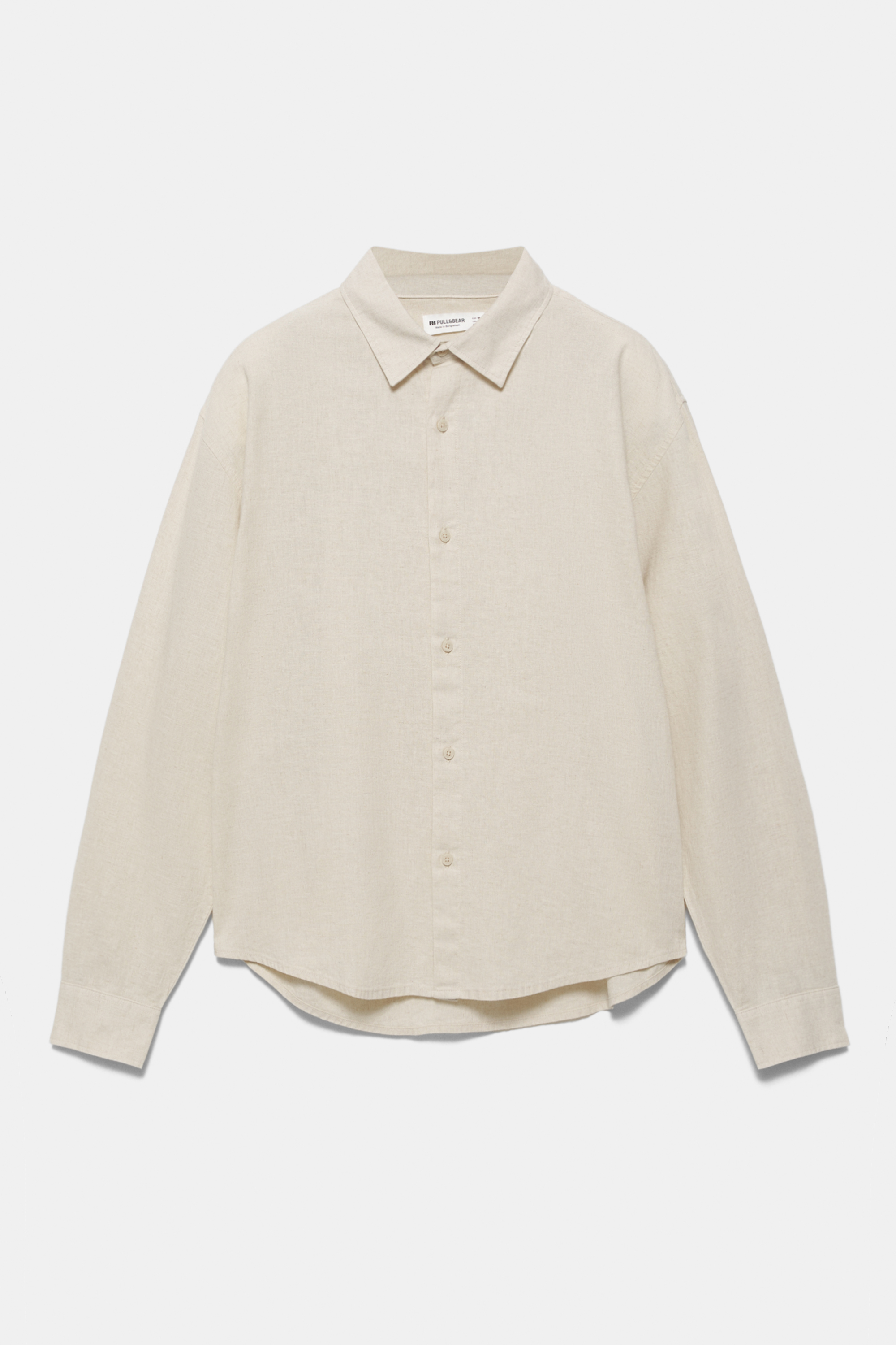 Camisas con lino para hombre | Pull&Bear Mexico